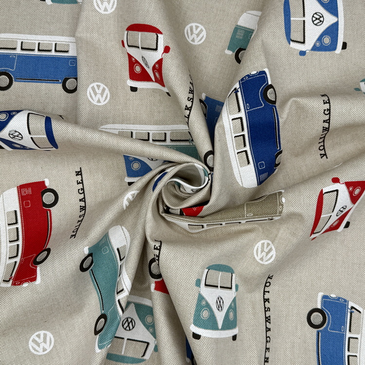 Canvas & Crafty Linens: VW Iconic Van - 80% Cotton 20% Polyester ...