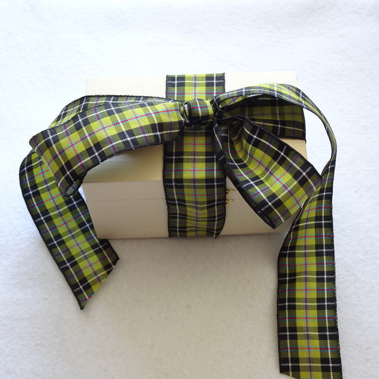 Tartan, Check & Stripes: 100% Woven Polyester Ribbon- Cornish Tartan ...