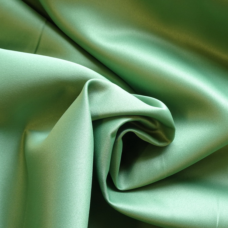 Bridal Satin Fabric: Duchess Satin- Heavy Quality- Sage- Sample