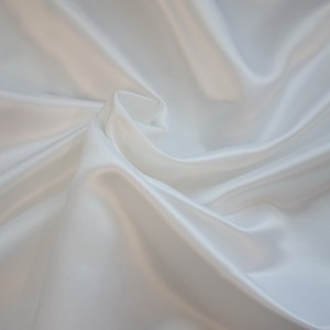 Bridal Satin Fabric: Duchess Satin- Heavy Quality- White- Sample
